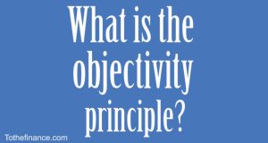 What is the objectivity principle?